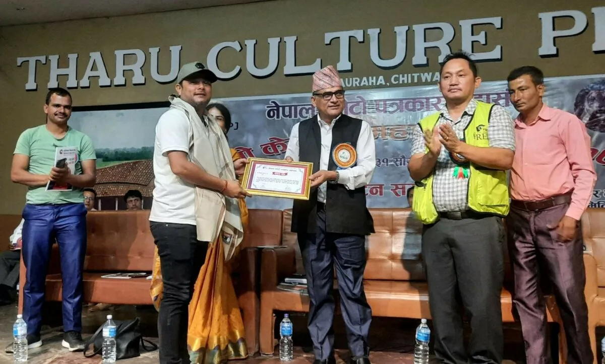 पत्रकार भण्डारी सम्मानित